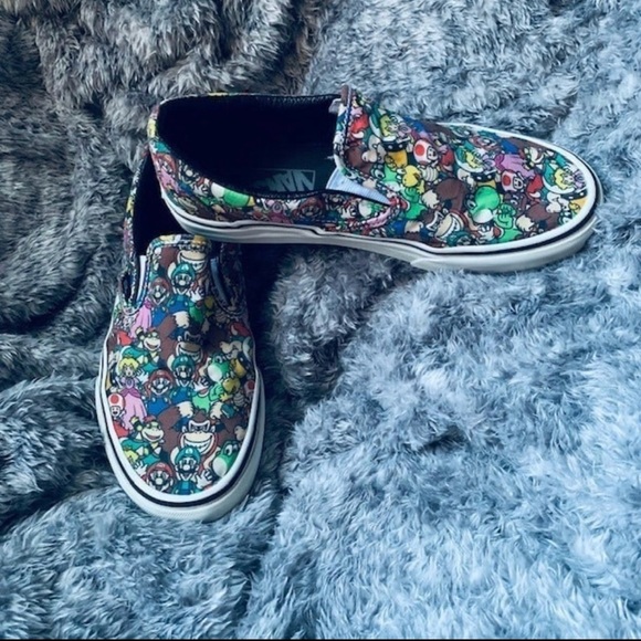 Vans | Shoes | Vans Nintendo X Classic Slipon Super Mario Bros Shoes Us ...
